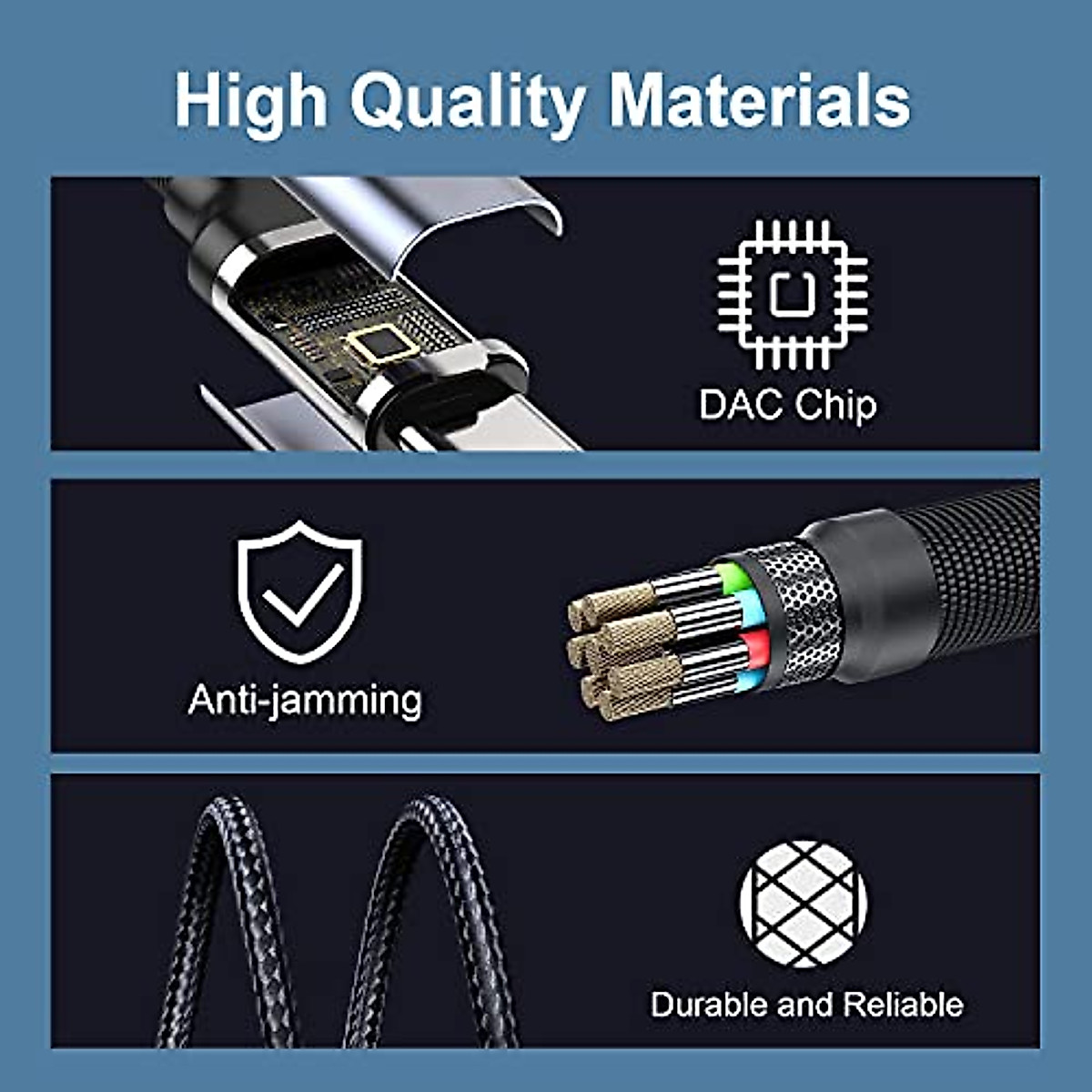 USB C Aux Cable (2 Pack),Type C Male to 3.5mm Male Jack Adapter,Extension Audio Cord for Car Stereo,Speaker,Headphone Samsung Galaxy S21 S20 Ultra S20+ Plus 5G,Note 20/10, Pixel 4/3 XL (3.28ft, Grey)