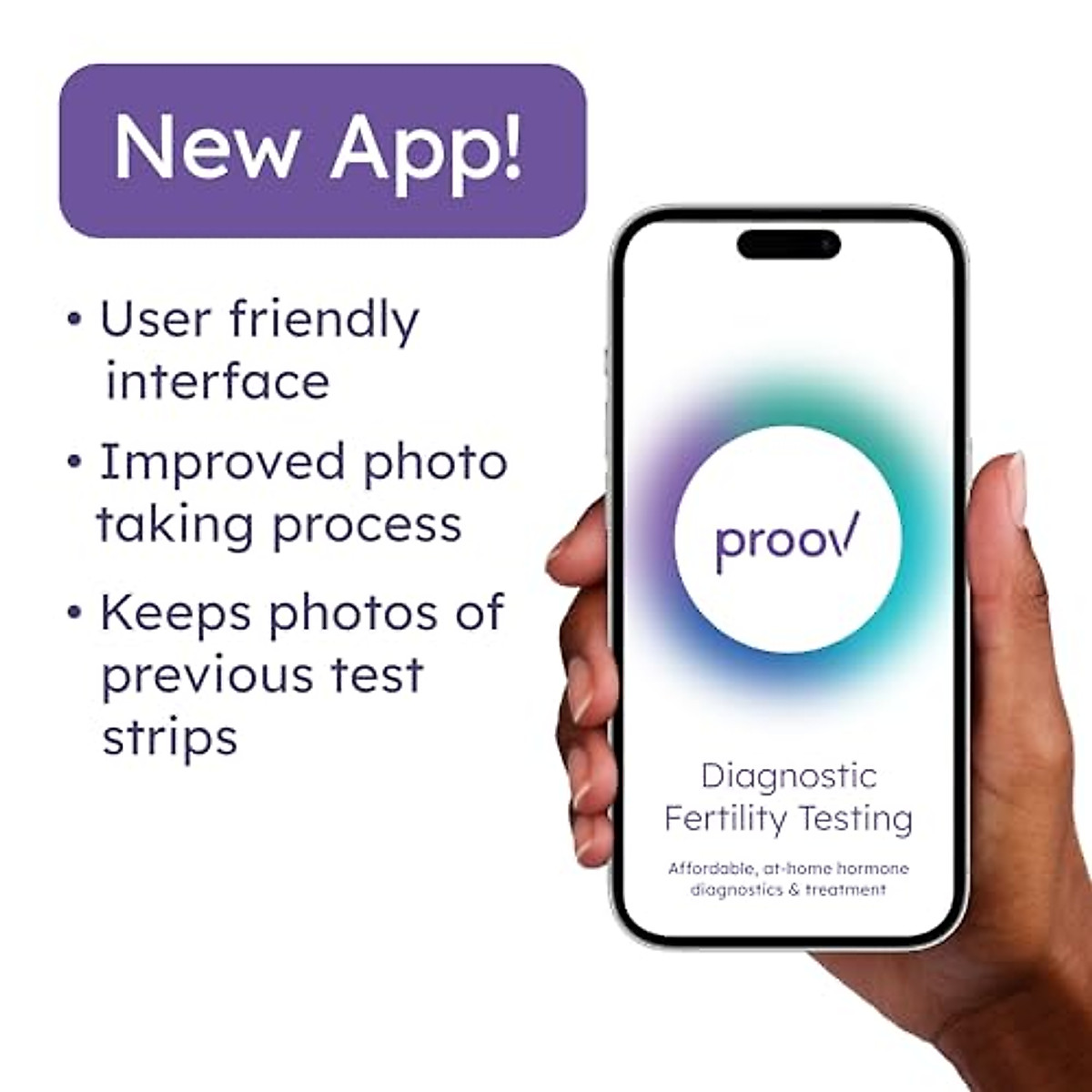 Proov PdG - Progesterone Metabolite – Test | Only FDA Cleared Test to Confirm Successful Ovulation at Home | 1 Cycle Pack | Works Great with Ovulation Tests | 5 PdG Test Strips