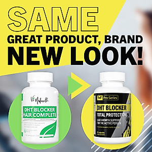 Vie Naturelle DHT Blocker Supplement & Hair Supplement - Hair Growth Vitamins for Women & Men - DHT Pills Hair Loss Treatments for Women with Saw Palmetto - Hair Regrowth Treatment