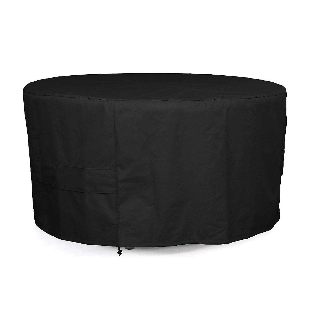 Covermates Round Accent Table Cover - Patio Outdoor Furniture Cover, Water Resistant Outdoor Ottoman/Side Table Cover, Ultima 600D Polyester, 30DIAMETER x 25H, Ripstop Black