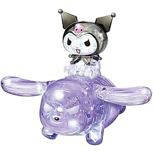 Hanayama 38 Pieces Crystal Gallery Sanrio Kuromi 3D Puzzle