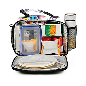 KOCOART Abstract Joystick Lunch Bag for Men and Women, 11 x 4.33 x 9.05 in, Nylon, Leakproof, Portable, Adjustable