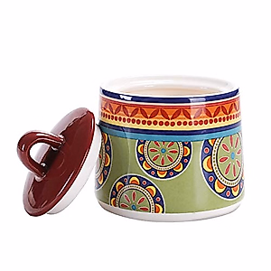 Bico Tunisian Ceramic Sugar and Cream Set, Dishwasher Safe