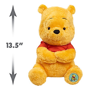 Just Play Disney Winnie The Pooh 95th Anniversary 13.5 Inch Large Plush, Stuffed Animal Teddy Bear for Kids, Kids Toys for Ages 2 Up