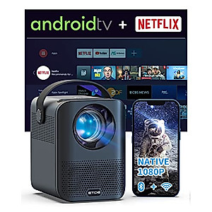 ETOE D2 Pro Projector with Carrying Bag