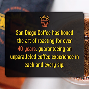 San Diego Coffee Island Blend, Medium Roast, Whole Bean Coffee, 5-Pound Bag Café en grano tostado