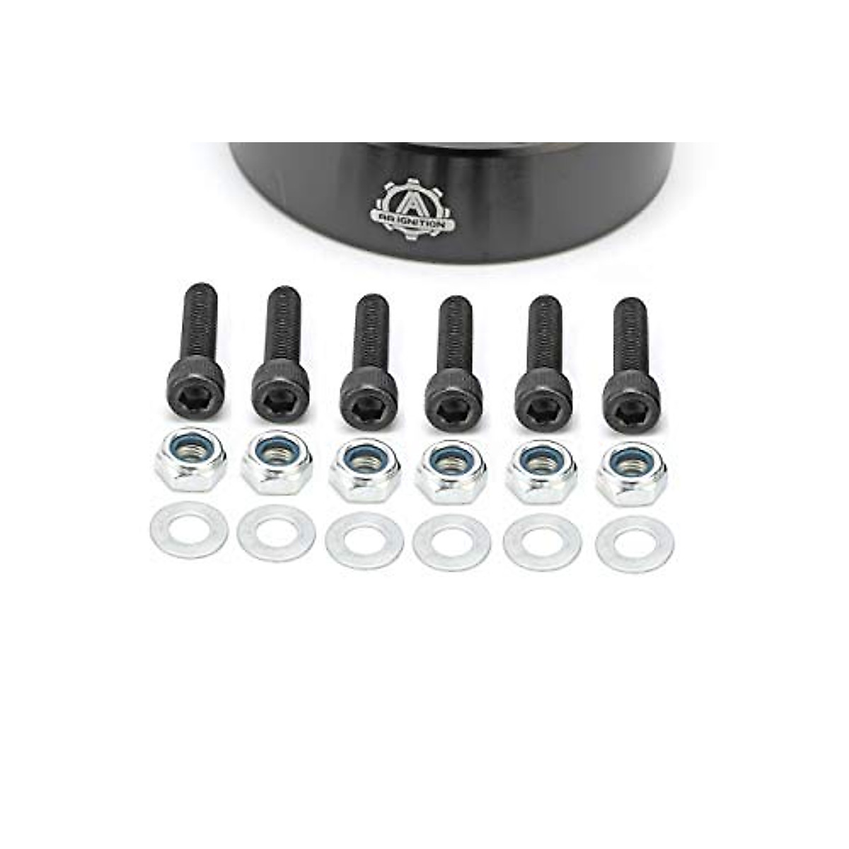 Front Leveling Kit 2.5" Inches - Fits 2004-2018 Ford F-150 Pickup Truck 2WD, 4 Wheel Drive 4WD, 4x4 - Front Strut Spacers Lift 2 1/2 Inch - Forged Aircraft Aluminum Billet Construction