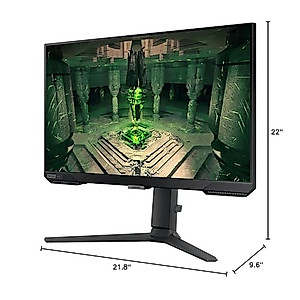SAMSUNG 25" Odyssey G4 Series FHD Gaming Monitor, IPS, 240Hz, 1ms, G-Sync Compatible, AMD FreeSync Premium, HDR10, Ultrawide Game View, DisplayPort, HDMI, Fully Adjustable Stand, LS25BG402ENXGO