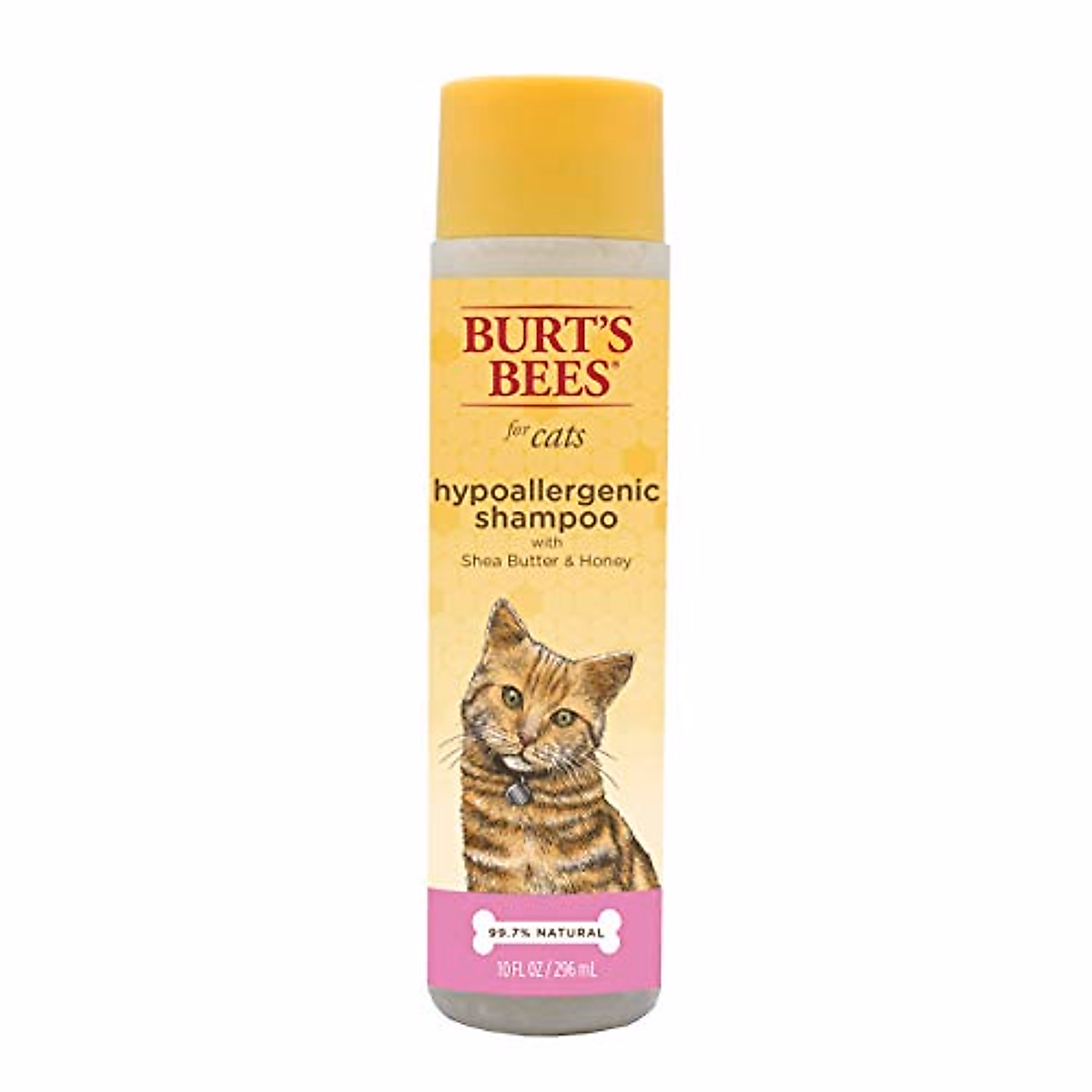 Burt's Bees for Cats Hypoallergenic Shampoo With Shea Butter & Honey | Moisturizing & Nourishing Cat Shampoo | Cruelty Free, Sulfate & Paraben Free, pH Balanced for Cats - Made in USA, 10 Oz - 2 Pack