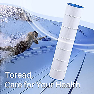 TOREAD PA131 Pool Filter Replaces PA131-PAK4, Hayward CX1280XRE, SwimClear C5020, Unicel C-7494, Filbur FC-1227, FC-6435, C5025, C5030, 4 X 131 sq. ft. Filter Cartridge 4 Pack