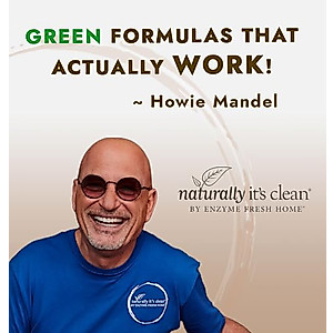 Naturally It's Clean Floor Enzyme Floor Cleaner | Safer For Pets and Kids | Powerful Plant Based Enzyme Formula Cleans Hardwood, Tile, and Floors Stain Free | 24 Gallon Rinse Free Concentrate | 1 Pack