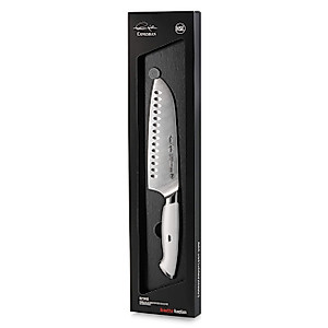 Cangshan Thomas Keller Signature Collection Swedish Powder Steel Forged, 7-Inch Santoku Knife, White