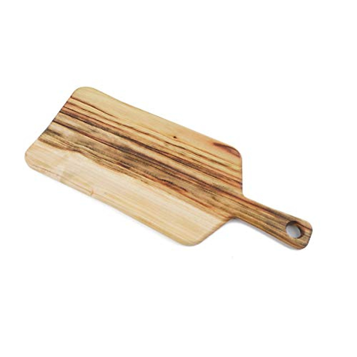 BOUMBI Fragrant Camphor Laurel Wood Cutting Board with Handle(15.7x6.3x0.55 inches paddle)