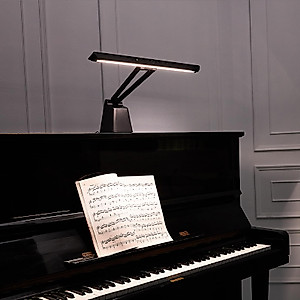 AETEE Piano Lights for Upright Grand Digital Professional Led Piano Lamp Eye-Care 5 Levels Color Temperatures 5 Levels Dimming Aluminum Body with Steady Base Home