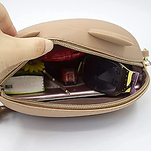 G.CHEN Cute Bear Purse for Women Crossbody Bag Girls Novelty Purse Cartoon Silicone Shoulder Bag