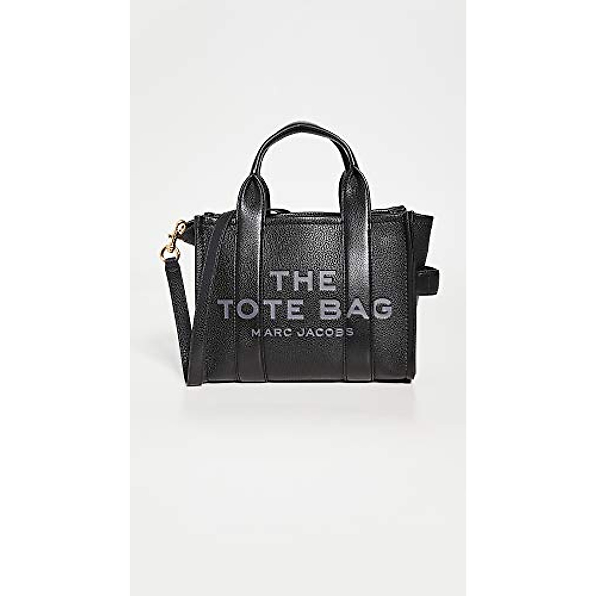 Marc Jacobs Women's The Leather Mini Tote Bag, Black, One Size