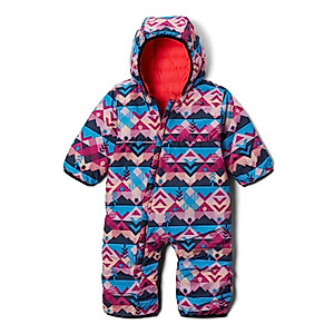 Columbia Baby Powder Lite Reversible Bunting, Mango/Warm Copper/Black, 3/6