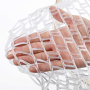 Maxcatch Rubber Net Replacement for Fly Fishing Landing Net (Clear, Circumference: 46inch)