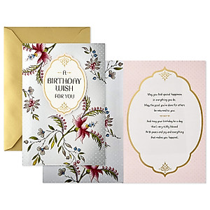 Hallmark Golden Thread Birthday Card (A Birthday Wish)