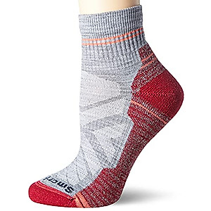 Smartwool Women's Hike Light Cushion Ankle Socks, Light Gray, Medium