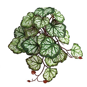 XISAOK Artificial Reptile Plants Lifelike Terrarium 3D Printed Leaves Amphibian Plant Tank Habitat Decoration for Iguana Turtle reptile plants for terrarium tropical habitat for bearded dragon snake