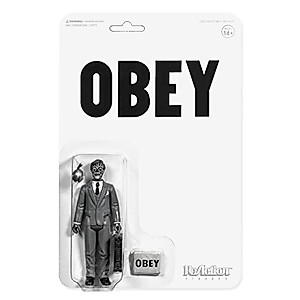 Super7 They Live Reaction Figure - Male Ghoul (Black & White)