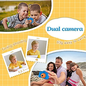 EQUITARE Digital Camera for Kids, 2.0 Inch 1080P HD Rechargeable Electronic Mini Cute Camera for Students, Teens, Kids, Portable Cameras Christmas Birthday Gift