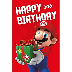 Danilo Promotions LTD Super Mario Birthday Card, Happy Birthday