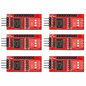 QCCAN 6pcs PCF8574 PCF8574T IO Expansion Board I/O Expander I2C IIC Port Interface Evaluation Develop Module