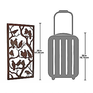 Design Toscano Night of The Ravens Wall Sculpture, 11 Inch, Antique Black Finish