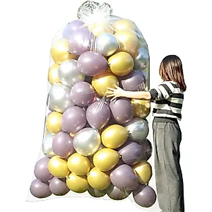 Citadel Black Reinforced Heavy-Duty Balloon Transport Bag - 98.5 x 59 inches | Enhanced Double Thickness for Safe and Convenient Balloon Storage, Versatile Utility Storage Bag