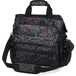 Nurse Mates Ultimate Nursing Bag | Multiple Compartments | Interior Laptop Compartment | Durable Zippers | Medical Tools