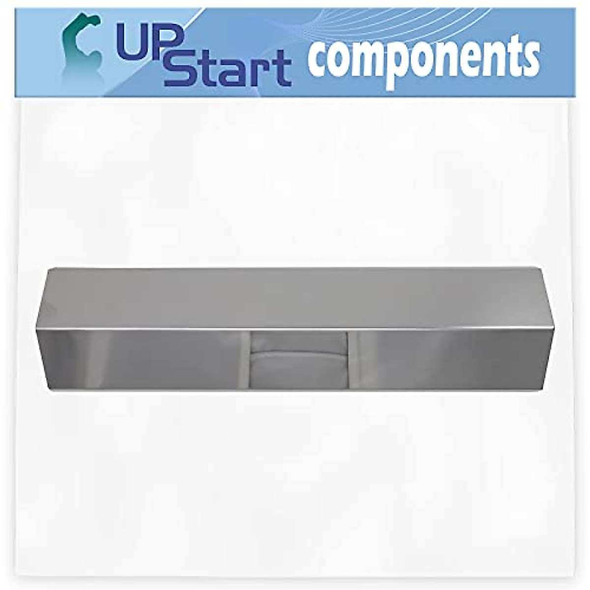 2-Pack BBQ Grill Heat Shield Plate Tent Replacement Parts for Uniflame GBC983W-C - Compatible Barbeque Stainless Steel Flame Tamer, Guard, Deflector, Flavorizer Bar, Vaporizer Bar, Burner Cover 15"