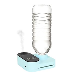 Personal Portable Travel Humidifier Ultrasonic Cool Mist Water Bottle with Auto Shut-Off, Adjustable Travel USB Mini for Car Home Bedroom Office Hotel (Green)