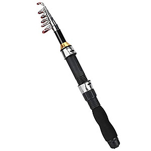 OUKENS Fishing Rods and Accessories Fishing Rod, Small Sea Pole Portable Short Pole Ice Fishing Rod Mini Sea Fishing