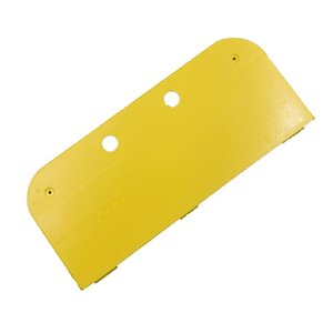 JMXLDS New Replacement Housing Shell Rear Cover Battery Back Cover Case for 2DS Game Console Yellow