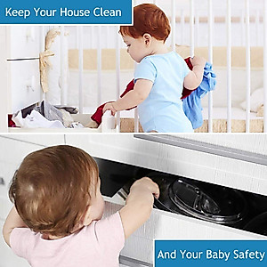 McKain Toilet Locks Child Safety - Bathroom Baby Proof Toilet Lid Lock for Children Under 3 Years No Tools Needed Easy Installation (2 packs)