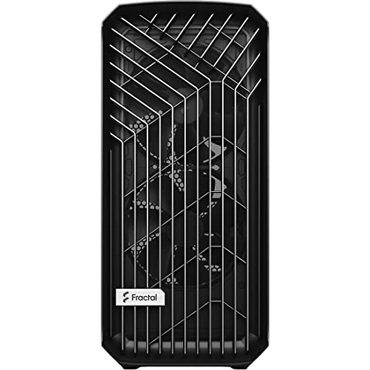 Fractal Design Torrent Black - Solid Side Panel - Open Grille for Maximum air Intake - Two 180mm PWM and Three 140mm Fans Included - Type C - ATX Airflow Mid Tower PC Gaming Case