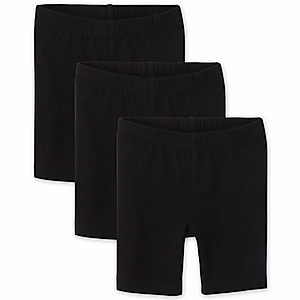 The Children's Place baby girls And Toddler Bike Shorts, Black 3 Pack, 3T US