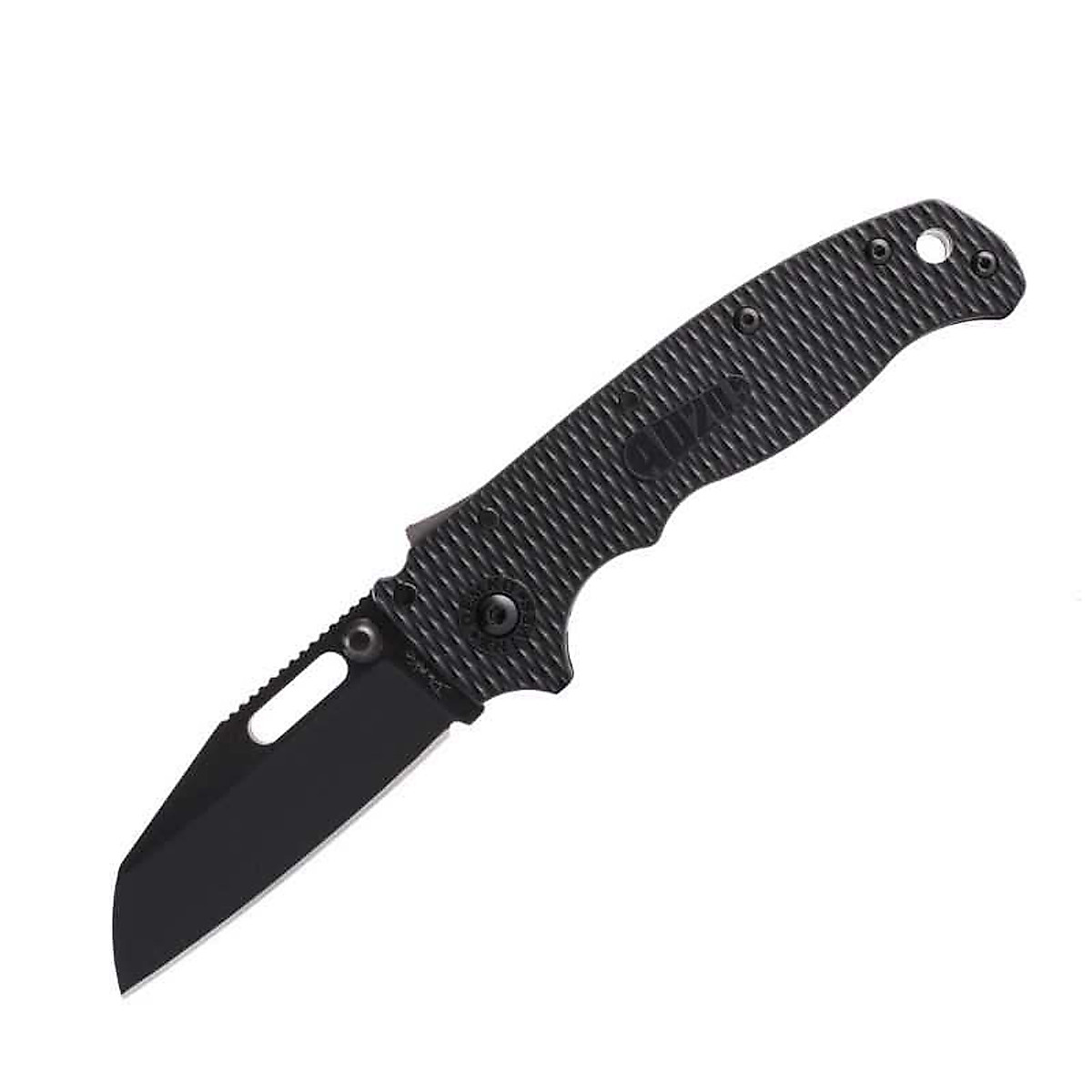 Demko Knives AD 20.5 Shark Lock AUS10A AD20.5 Grivory Handle (Black Scale/Black DLC/Shark Foot)