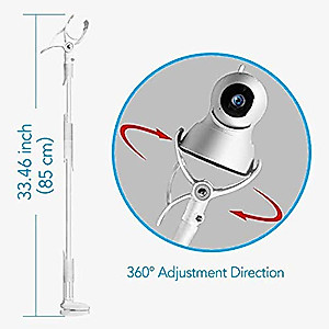BOAVISION Baby Monitor, Baby Camera Mount,Universal Holder and Shelf,360 Flexible Adjustable Stand,Compatible with Most Nanny Camera,Infant Camera,WiFi IP Camera
