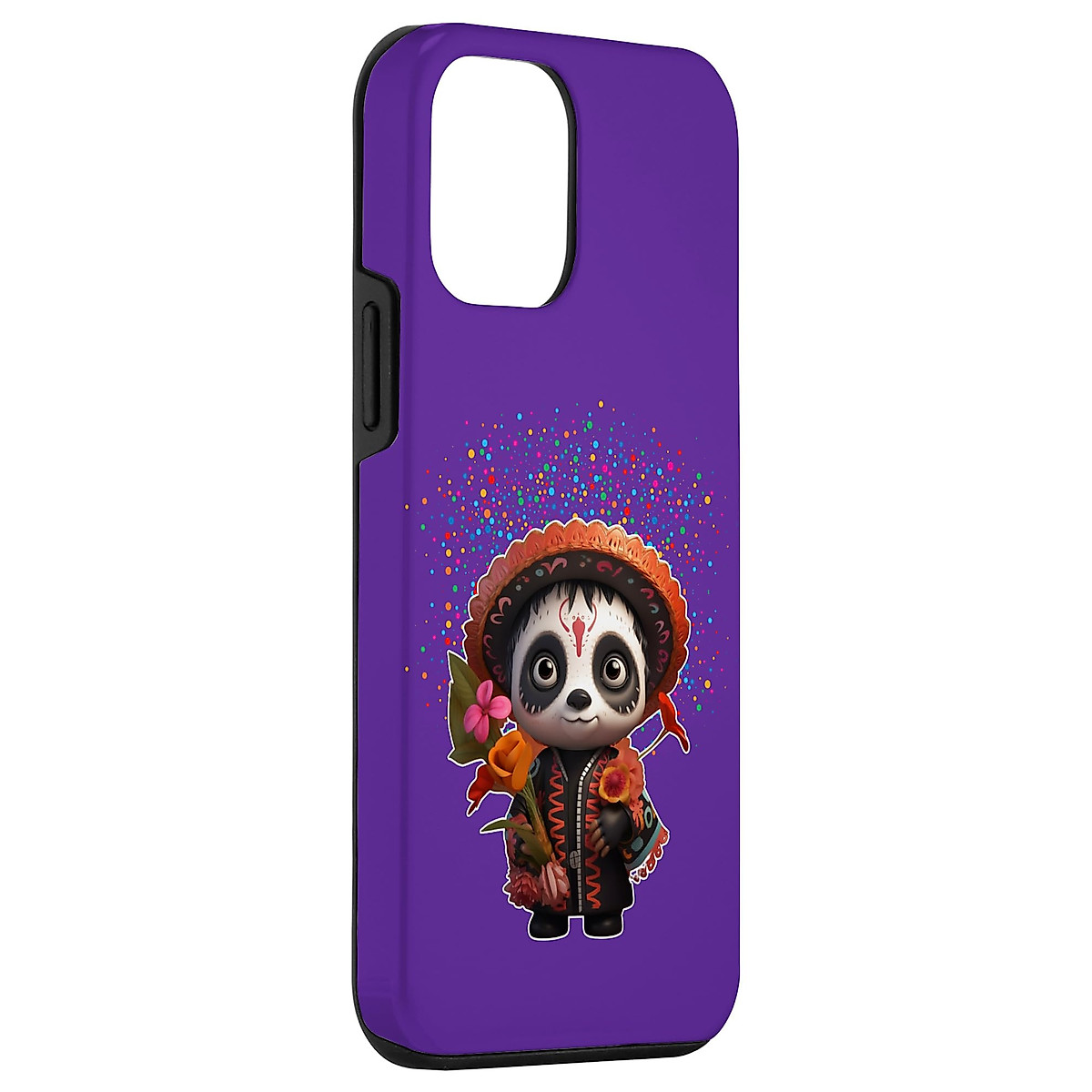 iPhone 12 mini Cute Baby Panda Sugar Skull Dia de los Muertos Calaverita Case