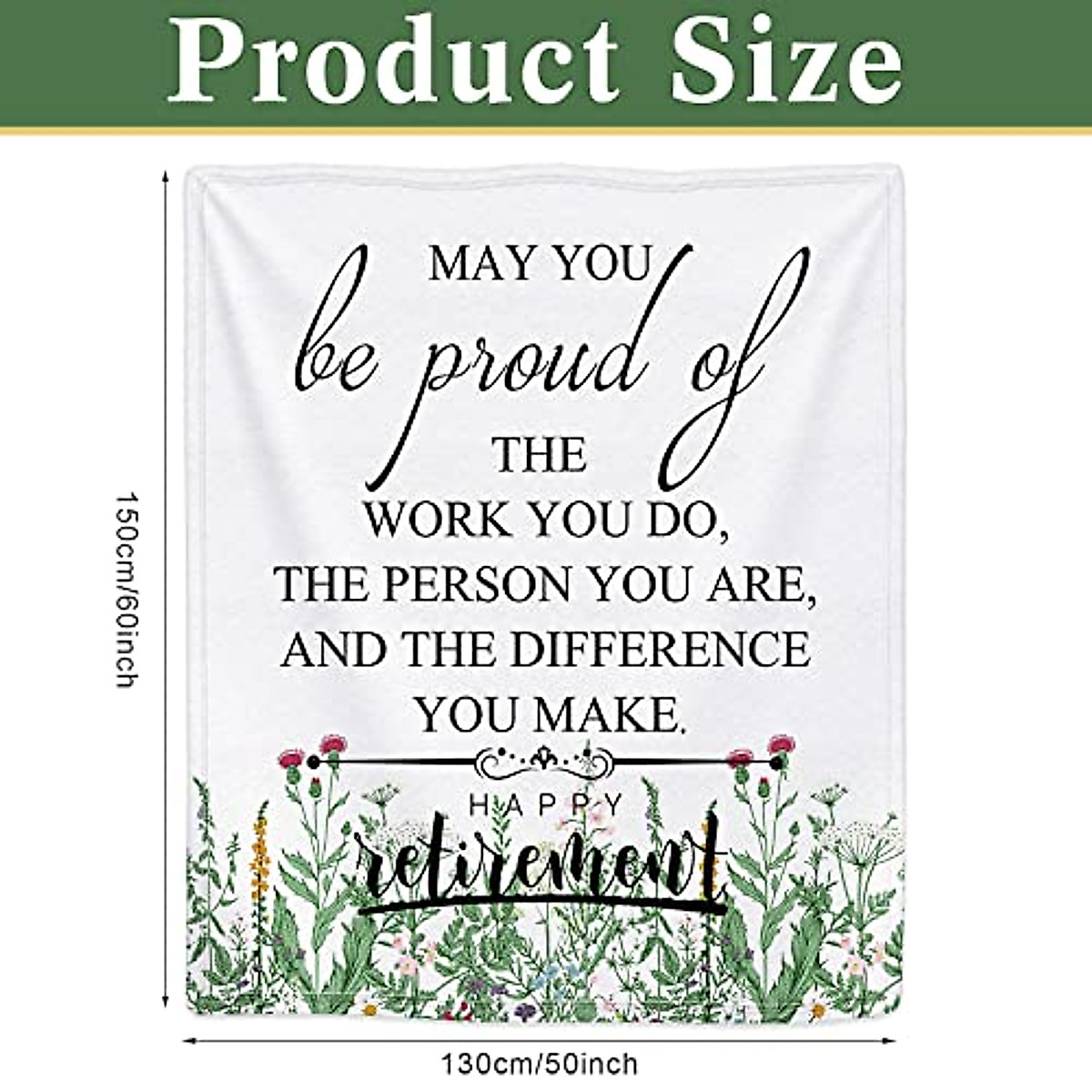 Retirement Gifts for Women Men 50 x 60 Inch 2023 Retirement Blankets Lightweight Soft Flannel Retired Throw Blankets for Nurse Coworker Teacher Grandma Bedding Sofa Funny Party Decorations