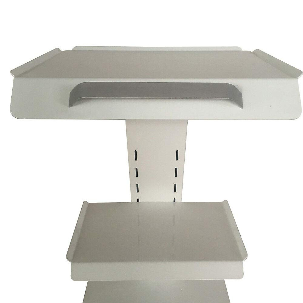 Multi-Function Trolley Cart,3 Tier Rolling Lab Mobile Cart w/Built-in Socket,De-ntal Medical Cart Trolley 3 Layers Salon Beauty Instrument Tray Rolling Clinic Spa Cart Esthetician Cart