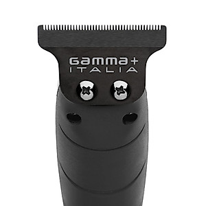GAMMA+ Replacement Classic Fixed Black Diamond Carbon DLC with Stainless Steel Deep Tooth Cutter Trimmer Blade Set