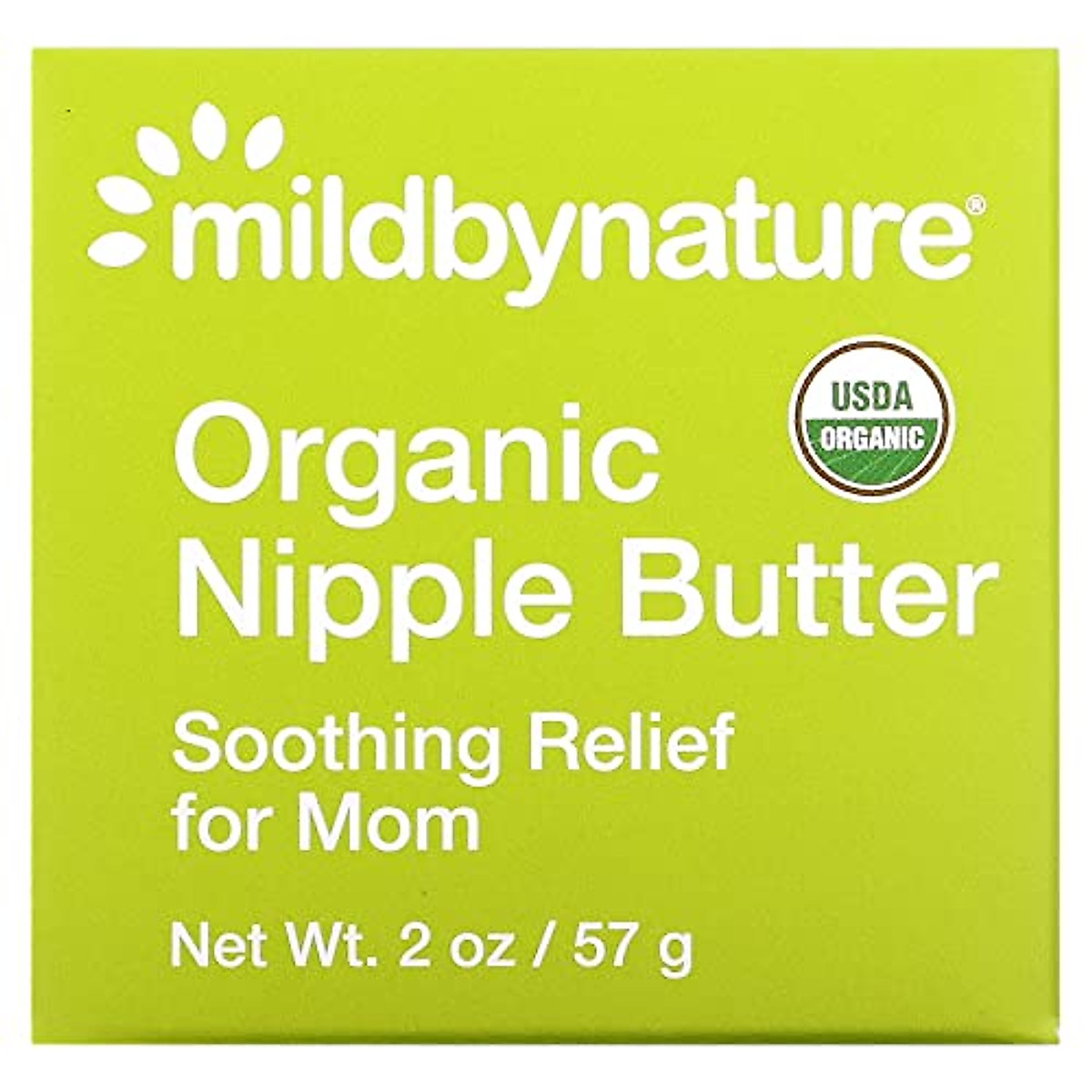 Organic Nipple Butter, 2 oz (57 g), Mild By Nature