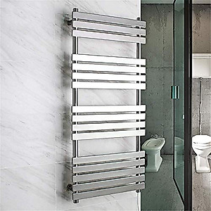 HAPPLiGNLY Heated Towel Rail- Electric Towel Rack,Heated Towel Rack,Electric Tumble Dryer to Heat Your Bathroom and Towels,Best Helper in The Bathroom,46x20.5 inch,Hard Wire MJ