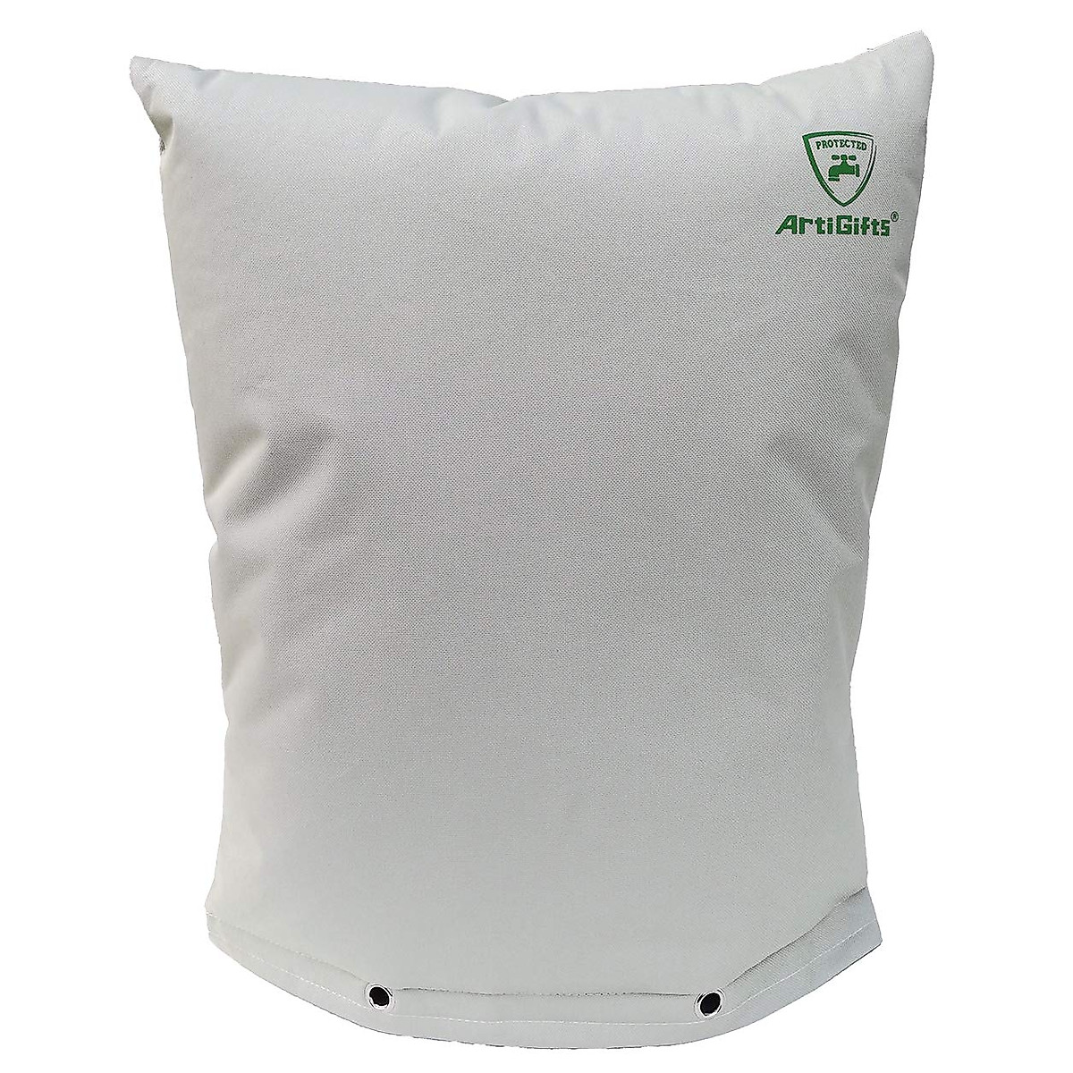 ArtiGifts Insulated Pouch - Backflow Insulation Cover for Winter Freeze Protection, Pale Khaki, 14’’W x 19’’H - Measure Before Purchase