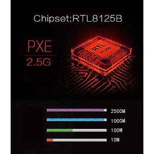 RTL8125B 2.5Gbps PCIe Ethernet Network Card | 2500/1000/100Mbps Multi-Gigabit NIC | RJ45 LAN Adapter with PXE Boot | Plug & Play for Windows/Linux/macOS