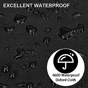 Patio Furniture Covers, Waterproof Outdoor Furniture Cover, Outside Table Chair and Sofa Covers, Heavy Duty 460D Oxford Cloth, 108 Inches L x 82 Inches W x 28 Inches H